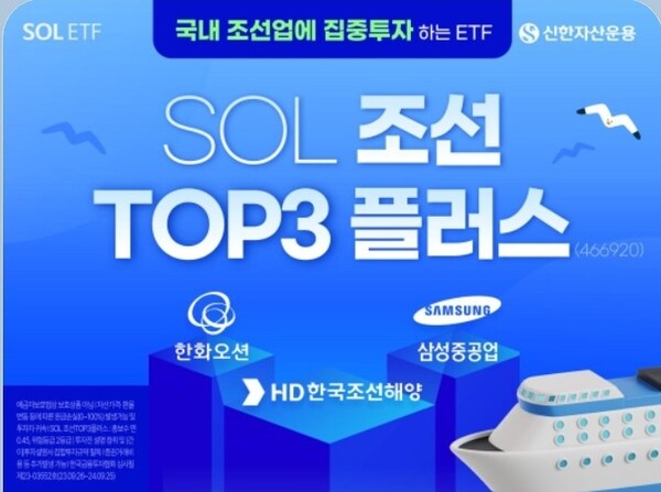조선업 슈퍼 사이클 대응 ETF 나왔다...신한자산, SOL조선TOP3플러스 상장